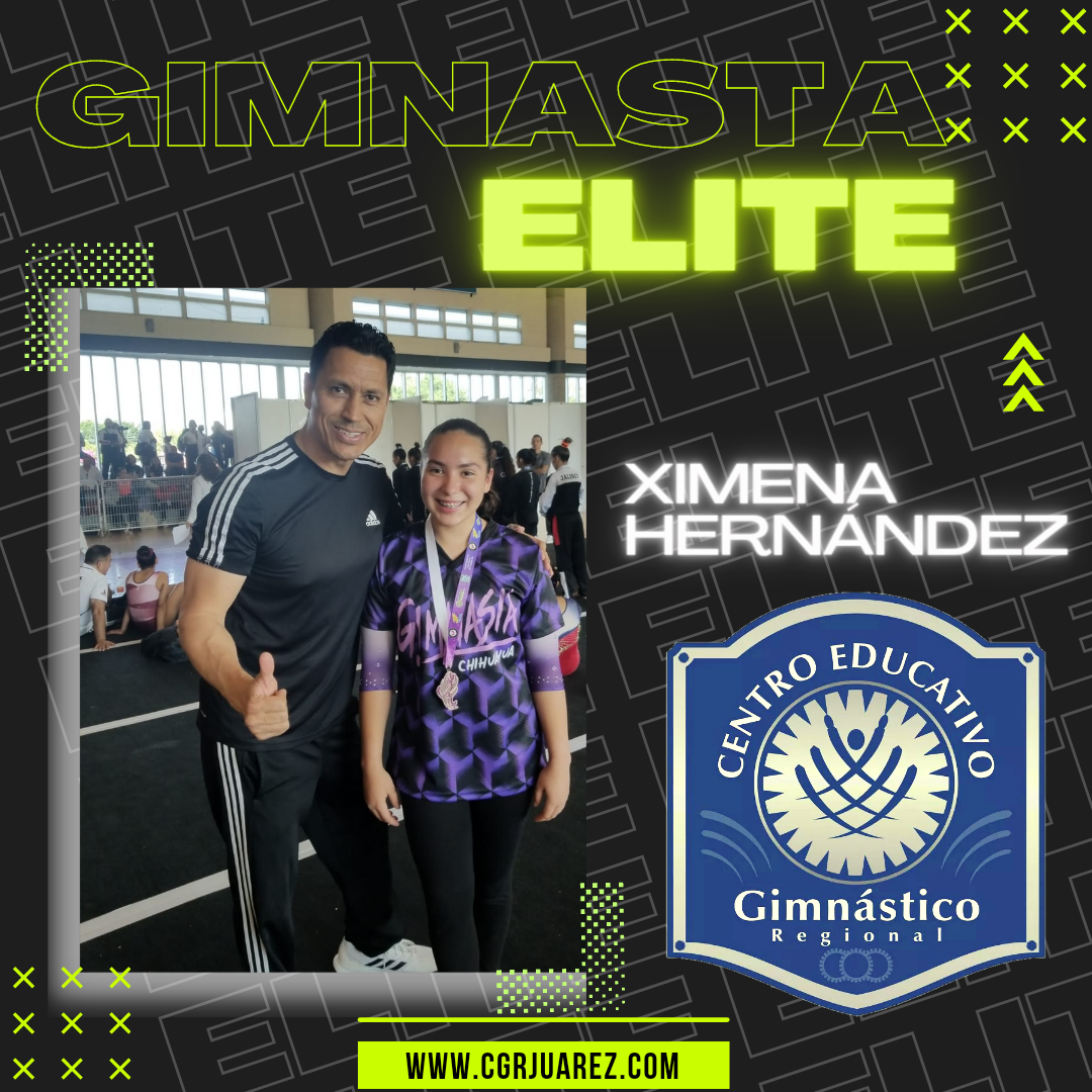 Gimnasta Elite: ¡Ximena Hernández entre las mejores a nivel nacional!
